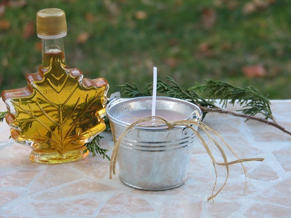 Miniature Vermont Sap Bucket Candle Scented In Vermont Maple Syrup on ...